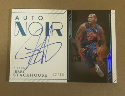 2022-23 NOIR AUTO 02/10 JERRY STACKHOUSE JF | eBay