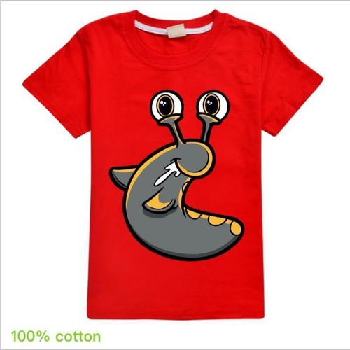 New Children's SLOGOMAN HOODY Youtube Short sleeved T-shirt Cotton Top ...