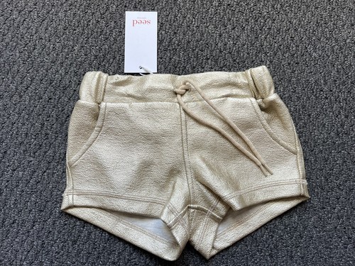 SEED HERITAGE GIRLS Gold SHORTS Size 2 - 3 With Pockets RRP $44.95 NWT ...