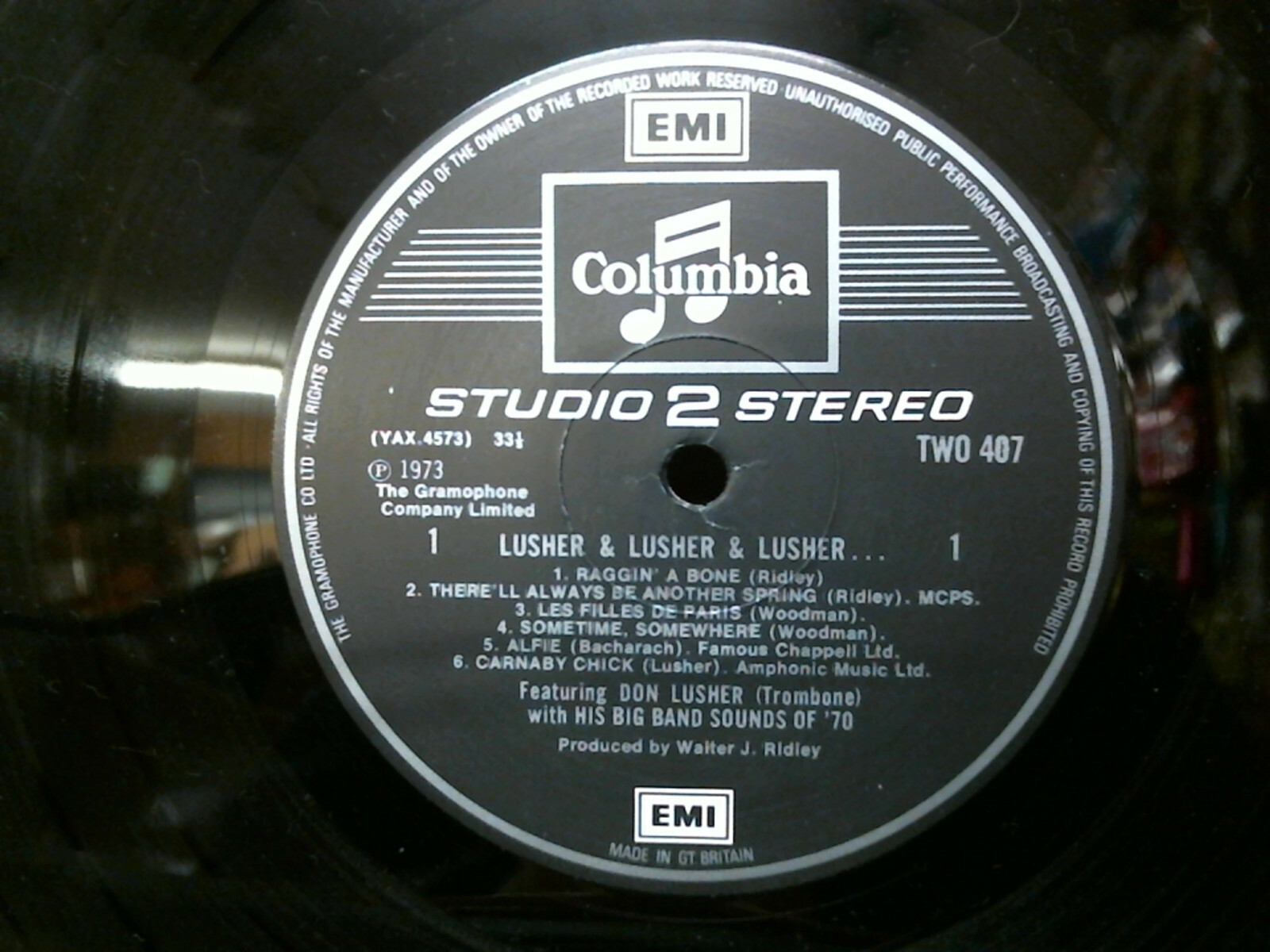 DON LUSHER Lusher & Lusher & Lusher LP British Jazz Cool 1973 Lovely ...