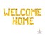 WELCOME HOME Letter Balloon Banner - Gold, Rose Gold and Silver | eBay