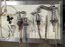 Delta 2555-mpu-dst Victorian Centerset Bathroom Faucet - Bronze for ...