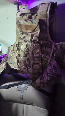 Improved Multicam Tactical Plate Carrier w/ Soft Ballistic Inserts New ...