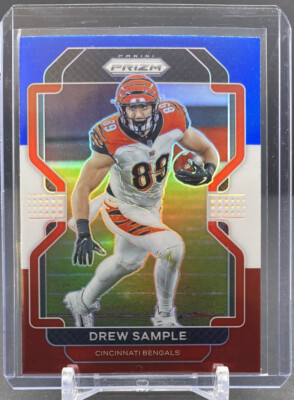 2021 PANINI PRIZM NFL Football #272 Drew Sample Bengals Red White Blue ...
