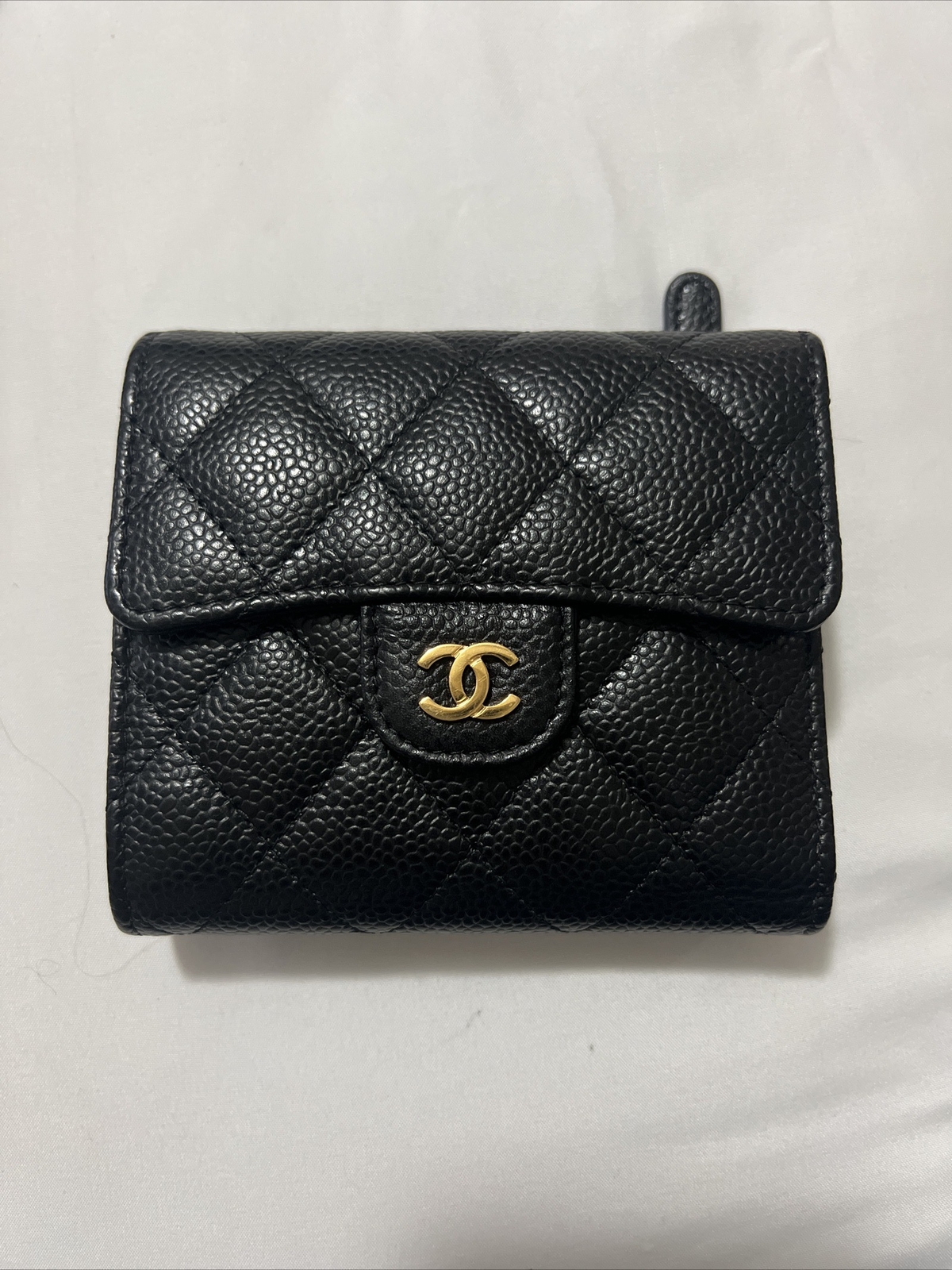 Chanel Classic Trifold Flap Wallet Quilted Lambskin S… - Gem