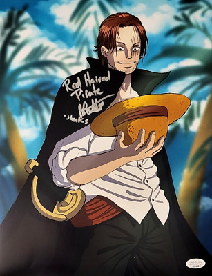 Brandon Potter Signed Photo Shanks One Piece Anime Autograph Manga JSA ...