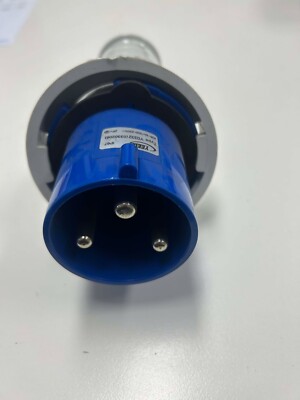 CEE FORM 3 Pin 63 Amp Extension Plug IP67 | eBay