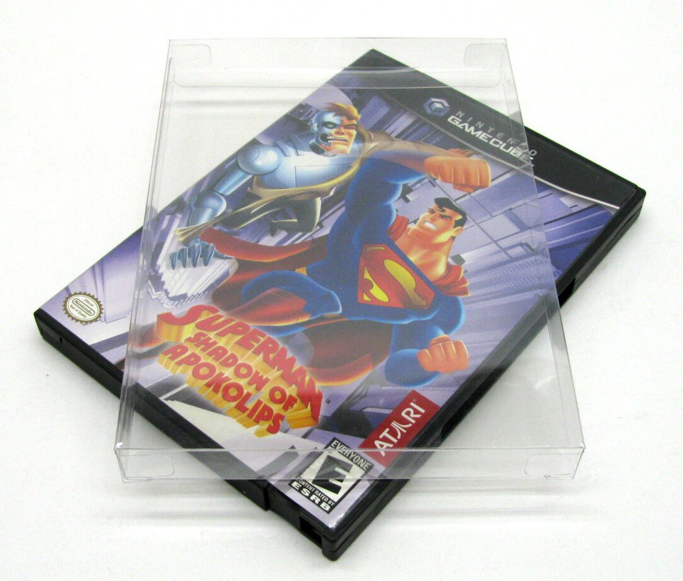 10X NINTENDO GAMECUBE CIB GAMES - CLEAR PLASTIC PROTECTIVE BOX ...