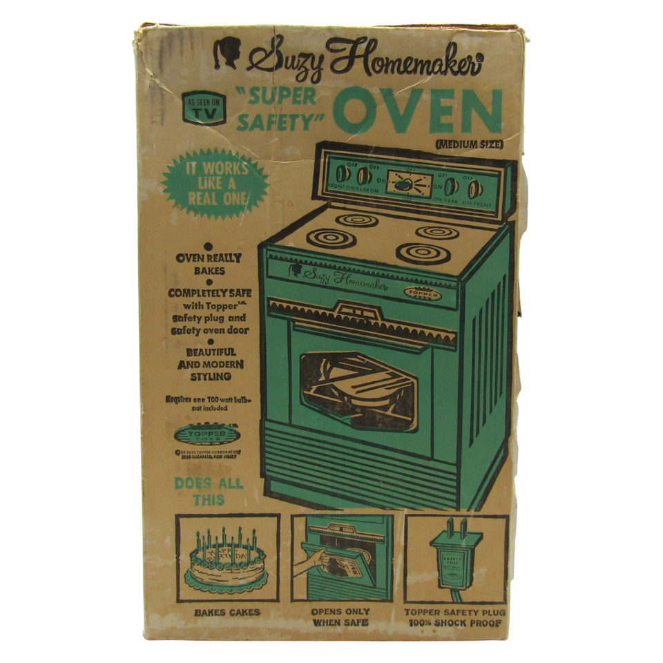 VTG 1960's Topper Toys SUZY HOMEMAKER Kitchen Safety Oven Stove w Box ...