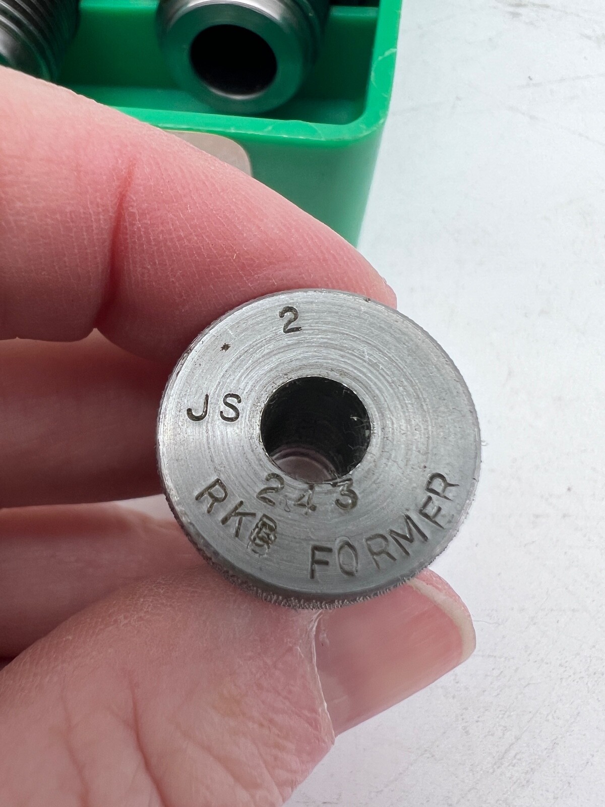 RCBS .243 RKB Ackley 2 Die FL Set Handloading Reloading JS Former 1 2 ...
