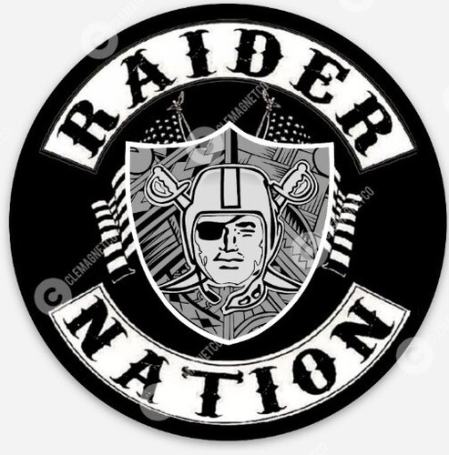 Las Vegas Raiders STICKER - Sin City Football Raiders Nation former ...
