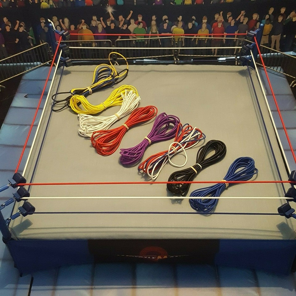 Replacement Ropes for WWE Wrestling Figure Rings Mattel Hasbro LJN AEW ...