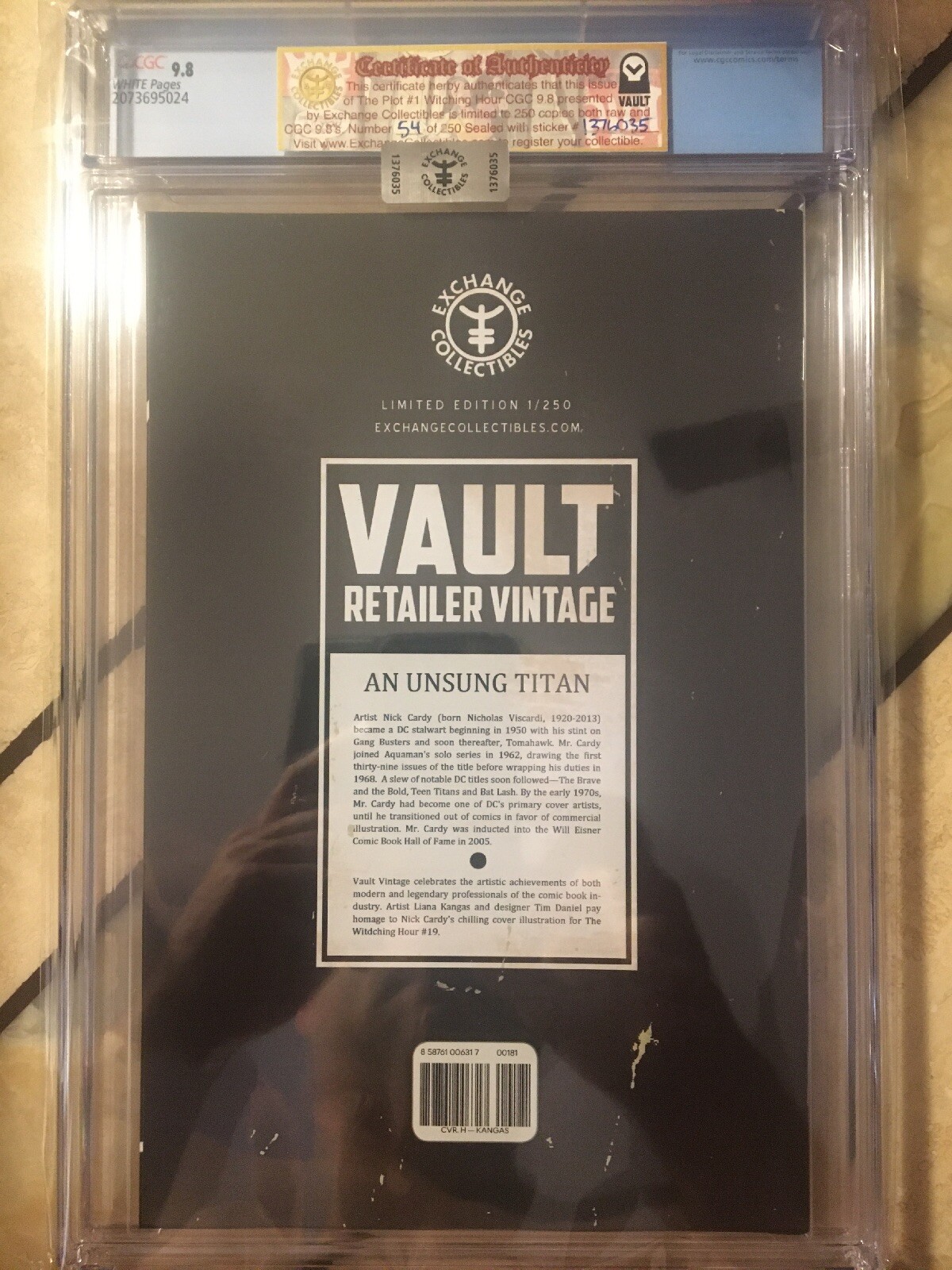 The Plot #1 Vault Comics Witching Hour 19 Variant Limited 250 cgc 9.8 ...