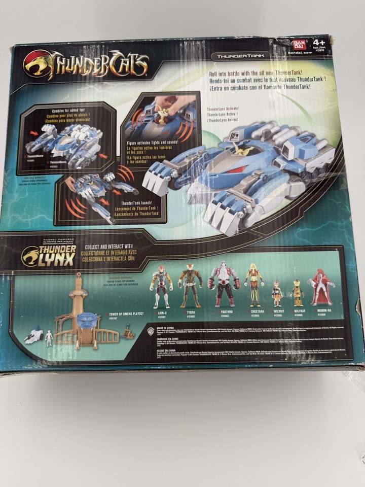 Thundercats Thundertank, Exclusive Snarf Character Toy (Action Figure ...