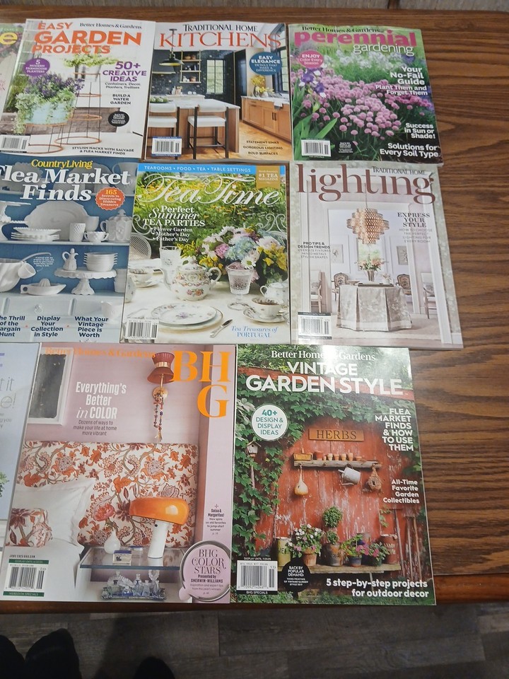 Lot of 14 Country Living Home Cottage BHG Decorating Magazines | eBay