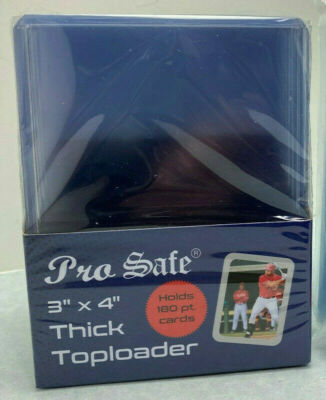 10 ProSafe Pro Safe 3"x4" Premium - 180pt Toploaders For Sports Cards ...