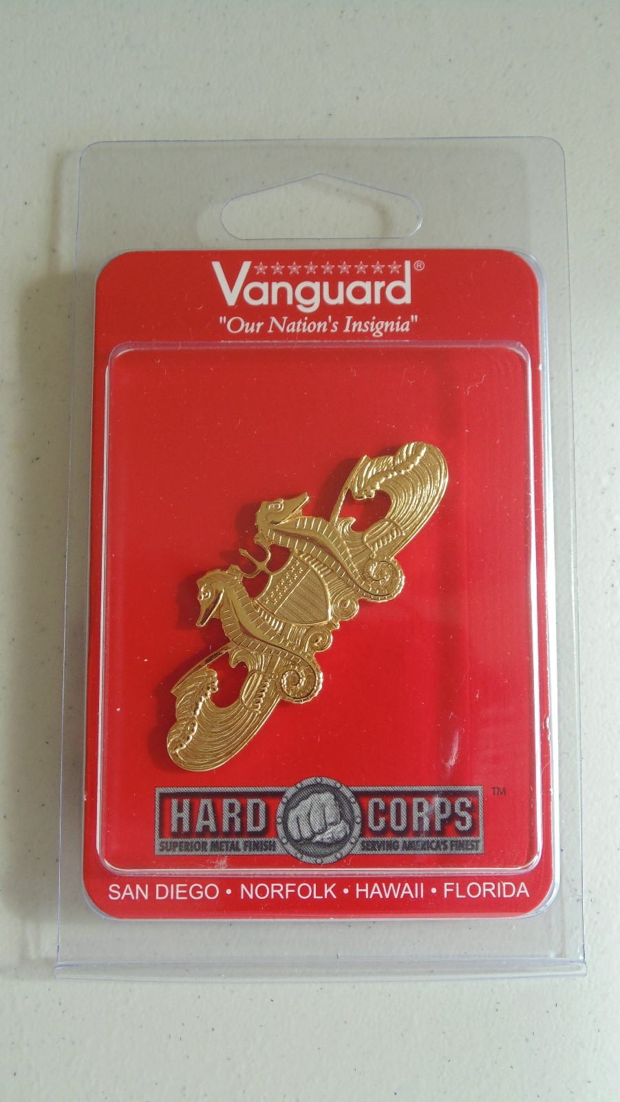 USCG US COAST GUARD SHIP SHORE AIR OFFICER GOLD FULL SIZE PORT SECURITY ...