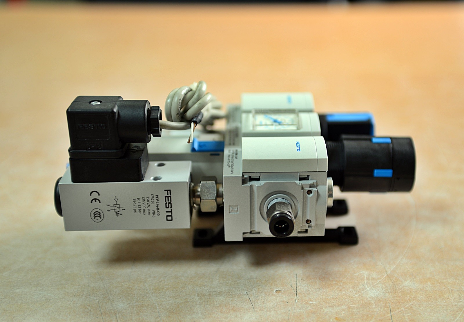 festo Regulator MS4-em1-1/4 / MS4-LFR-1/4-D7-ERM-AS / MS4-FRM-1/4-Y ...