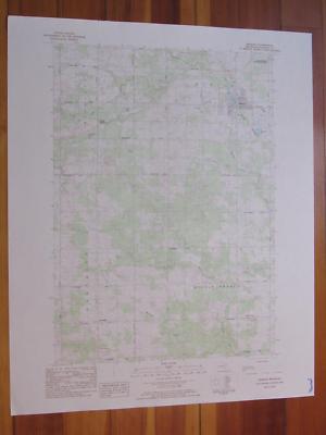 Marion Michigan 1984 Original Vintage USGS Topo Map | eBay