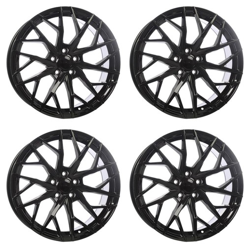 Set of 4 17in Black Alloy Wheel Rims for Acura TLX, RF8SZ17 5x114.3 ...