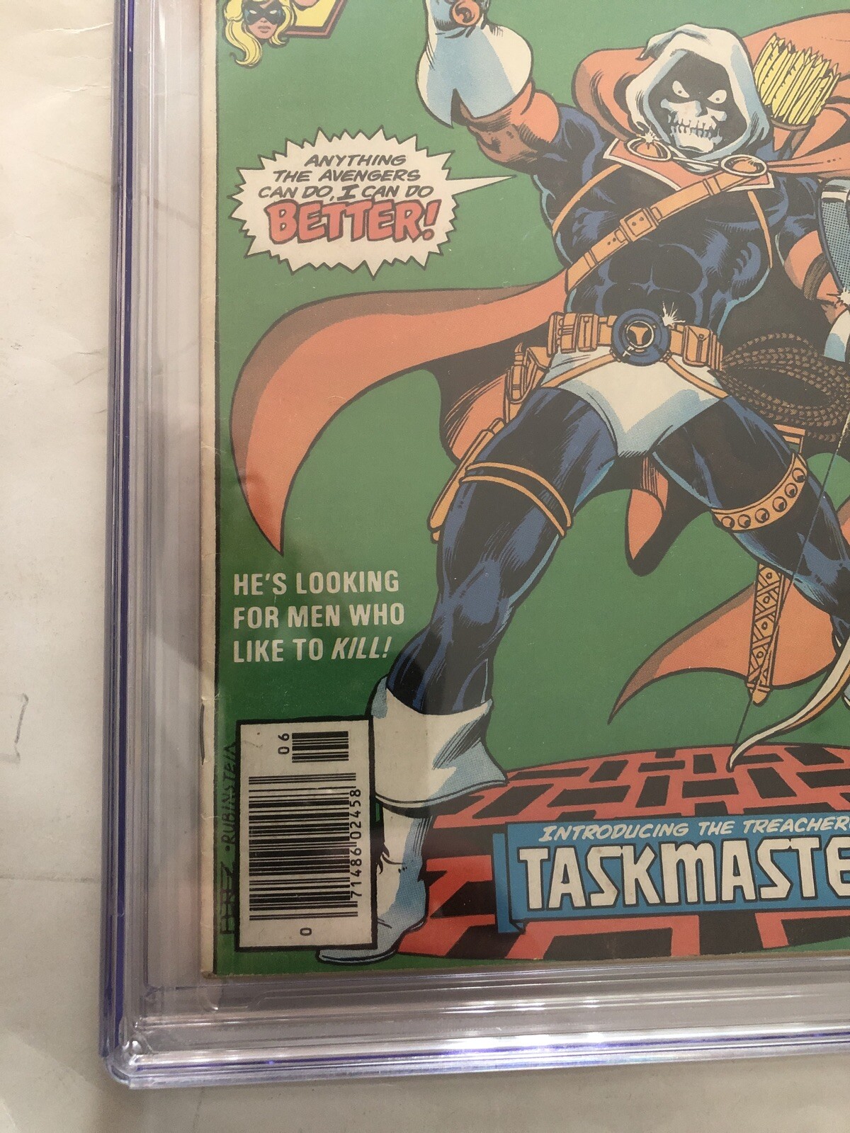 Avengers #196 1980 1st Appearance of Taskmaster CGC 5.0 cents Marvel ...