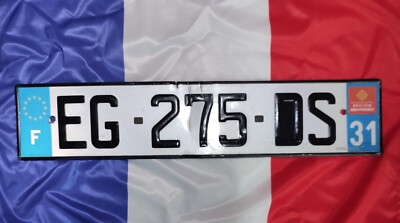 France French License Plate - Midi-Pyrénées - Haute-Garonne (Tuluza) | eBay