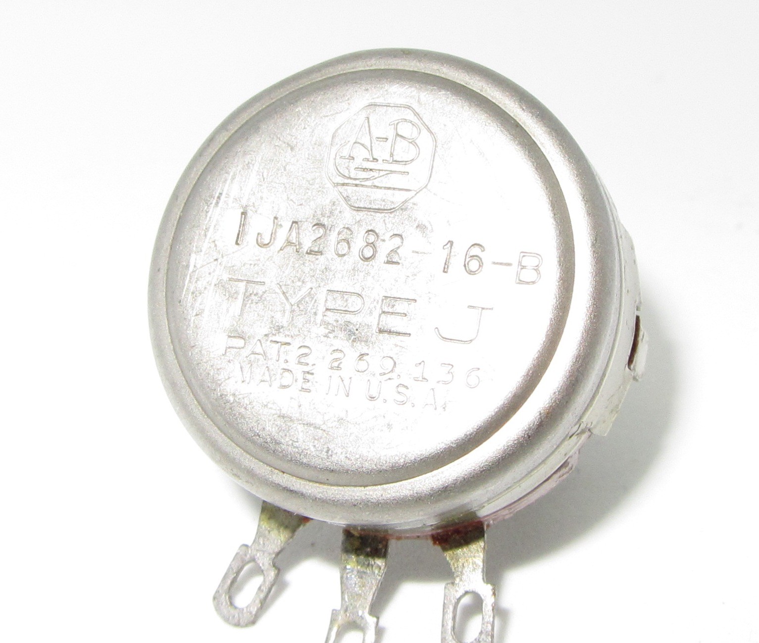 100K Allen Bradley Pot Type J - Locking Shaft Nut Linear Taper ...