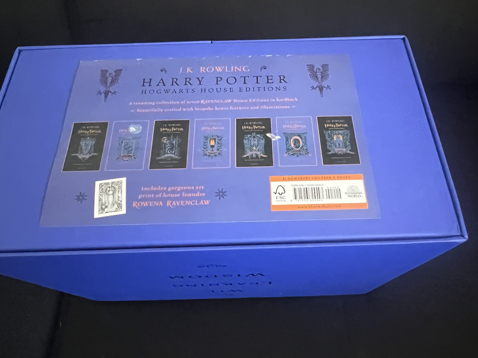 Harry Potter Ravenclaw House Editions Hardback Box Set - 9781526624543 ...