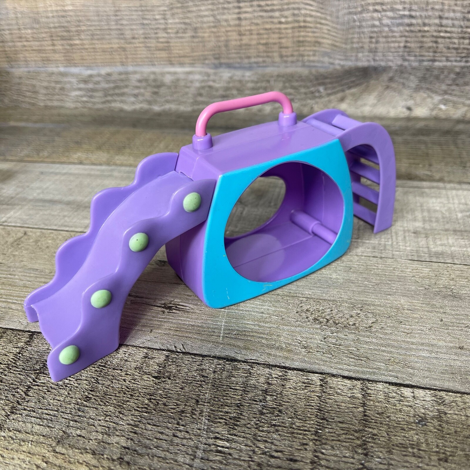 Littlest Pet Shop LPS Playful Paws Daycare Purple Playground Slide 2008 ...