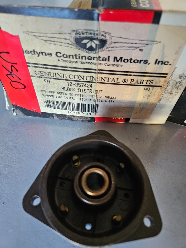Teledyne Continental Block Distributors 10 - 357424 Set of 3 Used ...