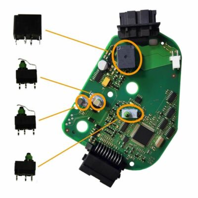 REPAIR KIT Audi A6 C6 Q7 steering lock module Relay + Micro Switches ...