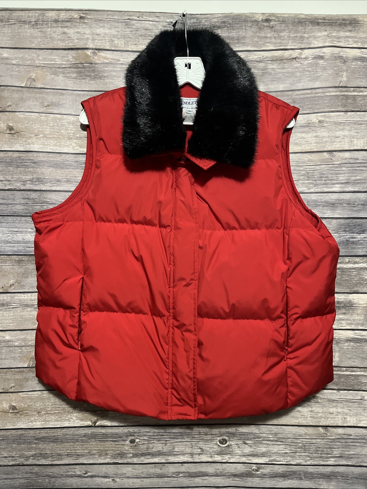 Pendleton Quilted Down blend Puffer Vest removable fa… - Gem