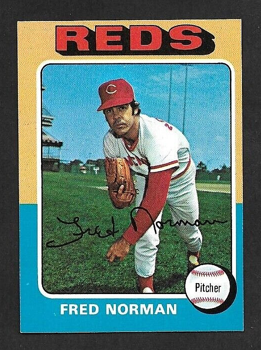 1975 Topps #396 Fred Norman, Cincinnati Reds, NM NRMT, Sharp! | eBay