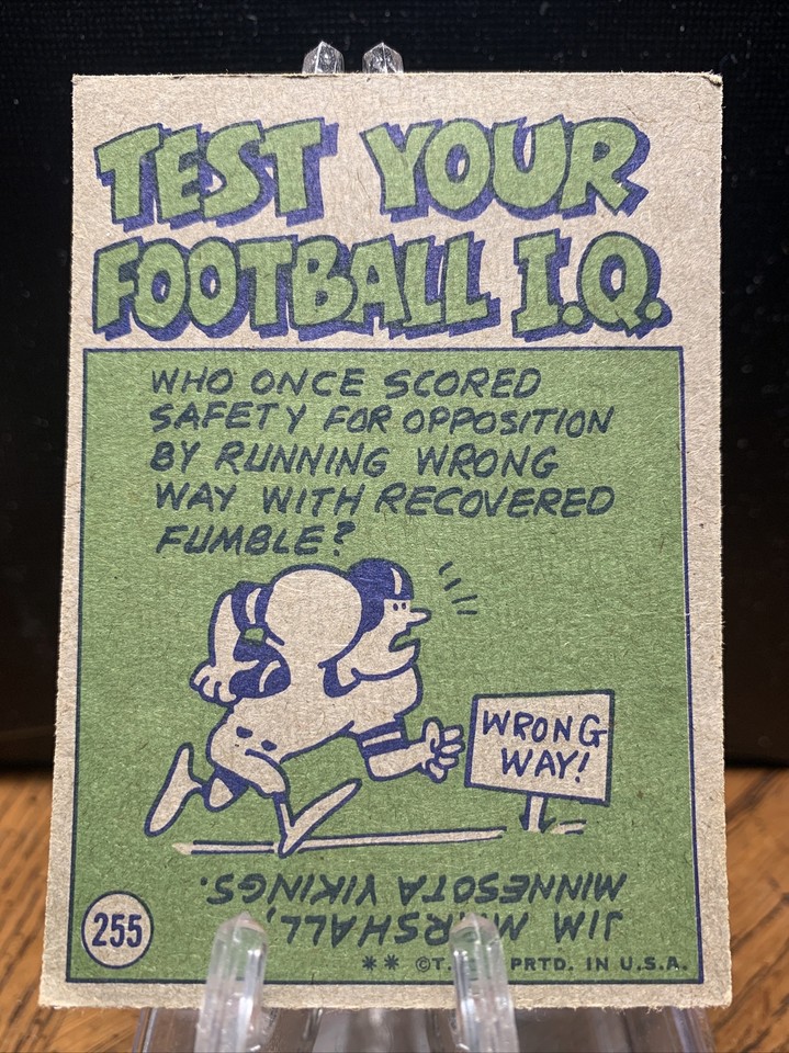 1972 Topps Pro Action Vic Washington #255 | eBay