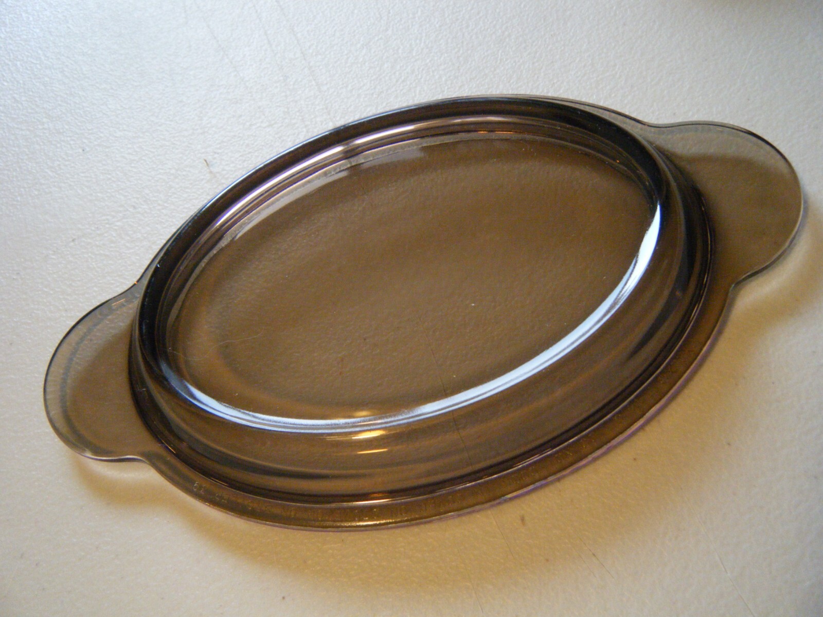 Vintage Oval Amber Glass Pyrex P-14-C Replacement Lid, for P-14-B Grab ...