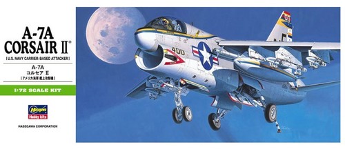 Hasegawa B8 1/72 Scale Model Aircraft Fighter Kit U.S.Navy LTV A-7A ...