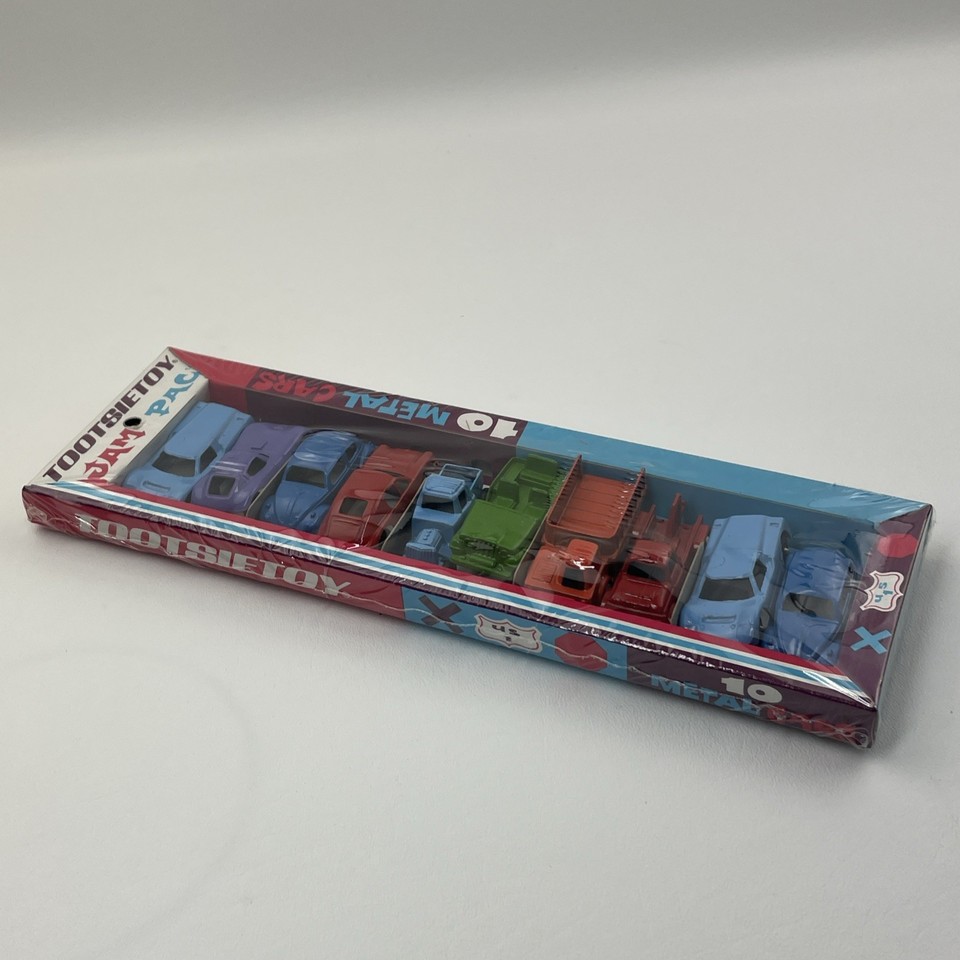 VTG Sealed 1969 Tootsie Toy Jam Pac 10 Original Diecast Metal Toy Cars ...