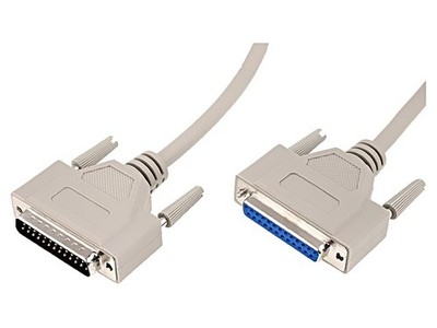 Cavo CAB-25GW/2 D-SUB 25pin femmina,D-Sub 25pin maschio L: 2m BQ CABLE ...