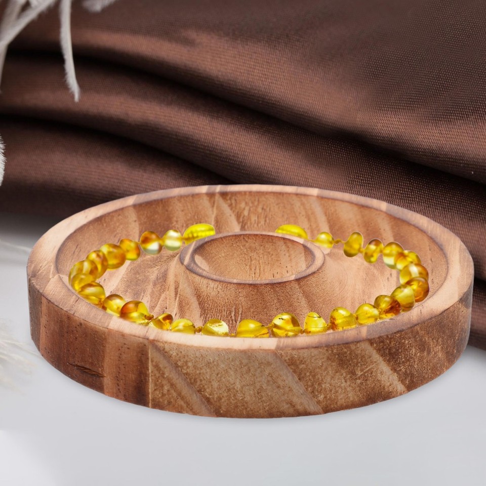 Wood Jewelry Display Tray Storage Holder Bangle for Bracelet Plate ...