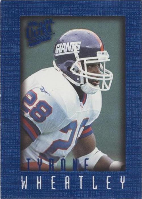 1996 Fleer Ultra Sensations - Tyrone Wheatley #71 Blue for sale online ...