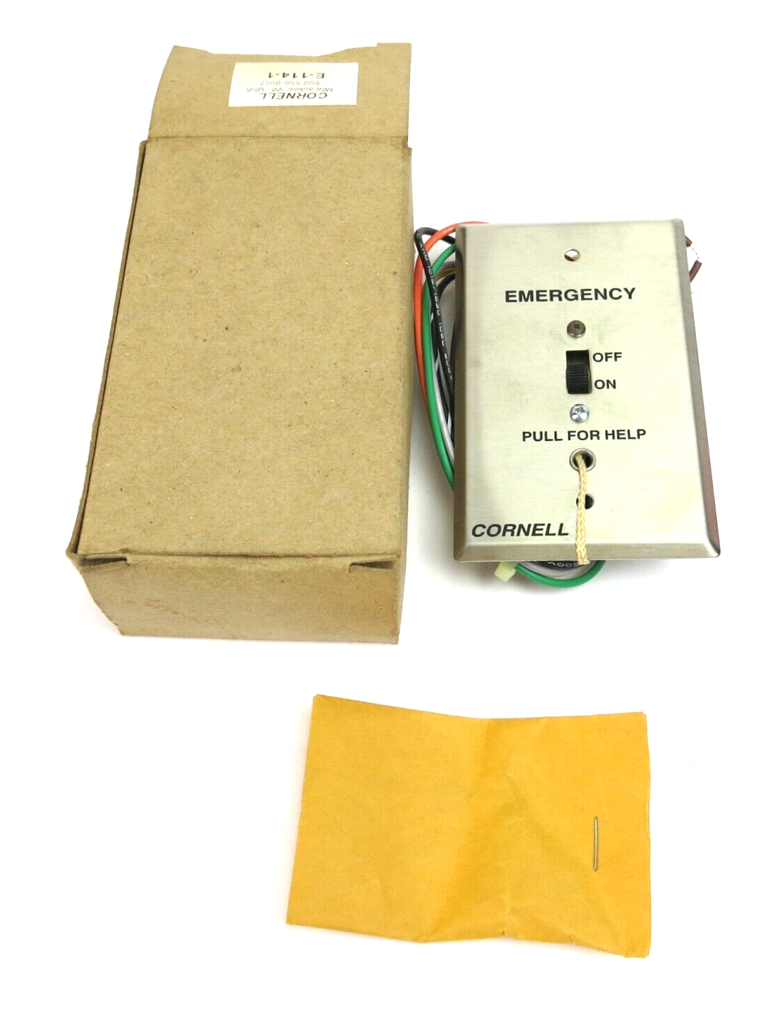 Emergency Stations - Pull String with auxiliary contact BY CORNELL E ...