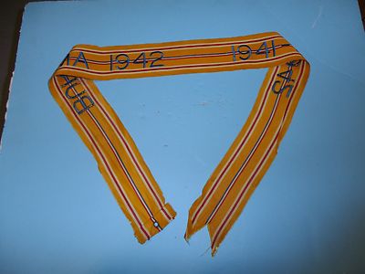 st266 WW2 US Army Streamer Asiatic Pacific Theater Burma 1942 1941-1942 ...