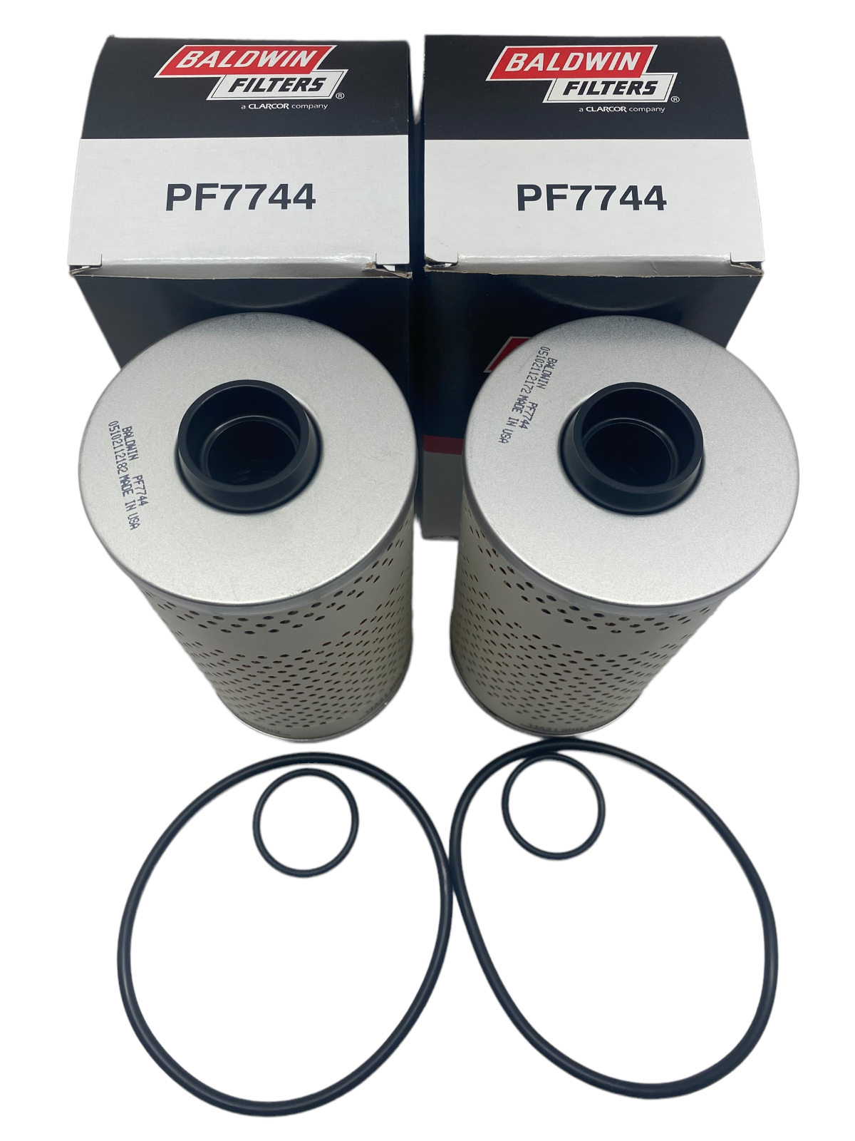 2 Pack of PF7744 Baldwin Fuel/Water Separator Element Free Shipping | eBay