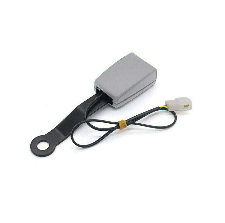 NEW Gray 175mm Car Seat Belt Cam lock Buckle Socket Plug Connector ...