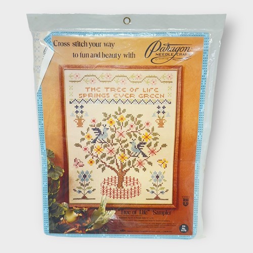 Paragon Needle Crafts Tree Of Life Sampler Kit NIP Vintage 1974 NEW | eBay
