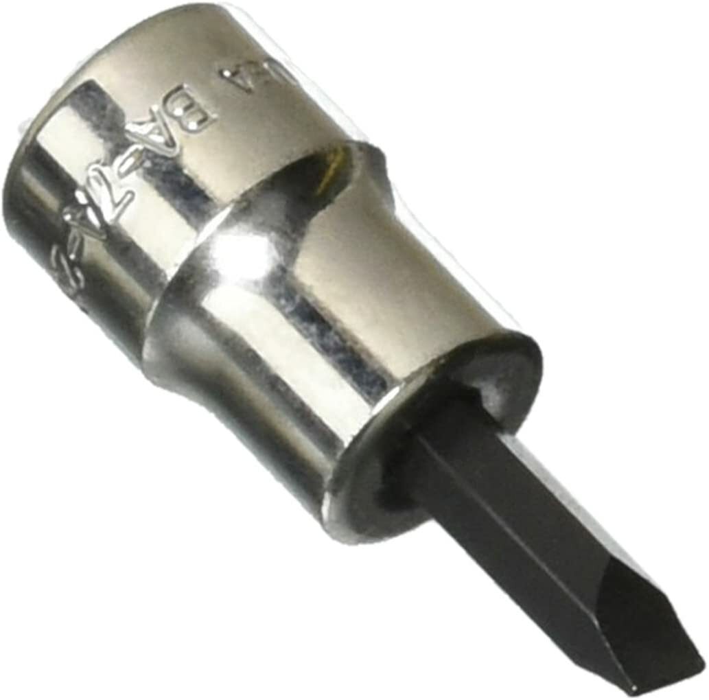 3/8" Drive Screwdriver Bit Sockets,Slotted & Phillips, Hi-Chrome Polish ...