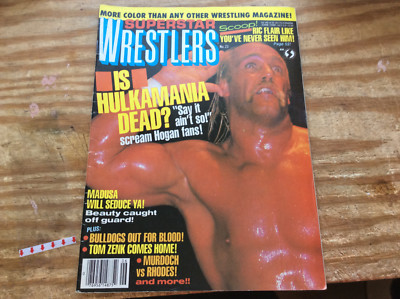 Superstar Wrestlers Magazine #23 June 1988 Hogan Cover W/ Bulldogs ...