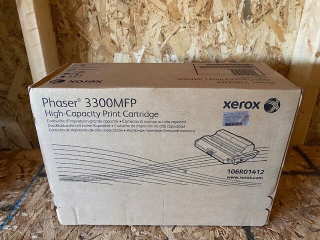 New Genuine Xerox Phaser 3300 MFP High Capacity Black Toner Cartridge ...