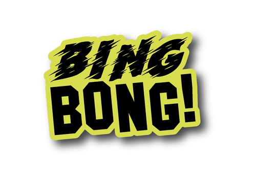 BING BONG Funny MEME JDM Laptop Bottle Hardhat 4" Custom Vinyl Decal ...