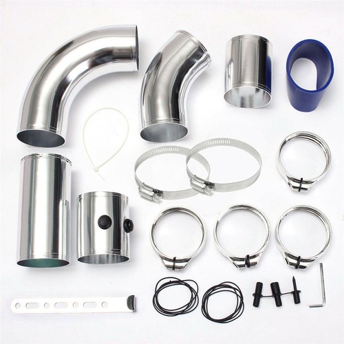 1 Set 3in Car Cold Air Filter Injection Intake Kit Universal System ...